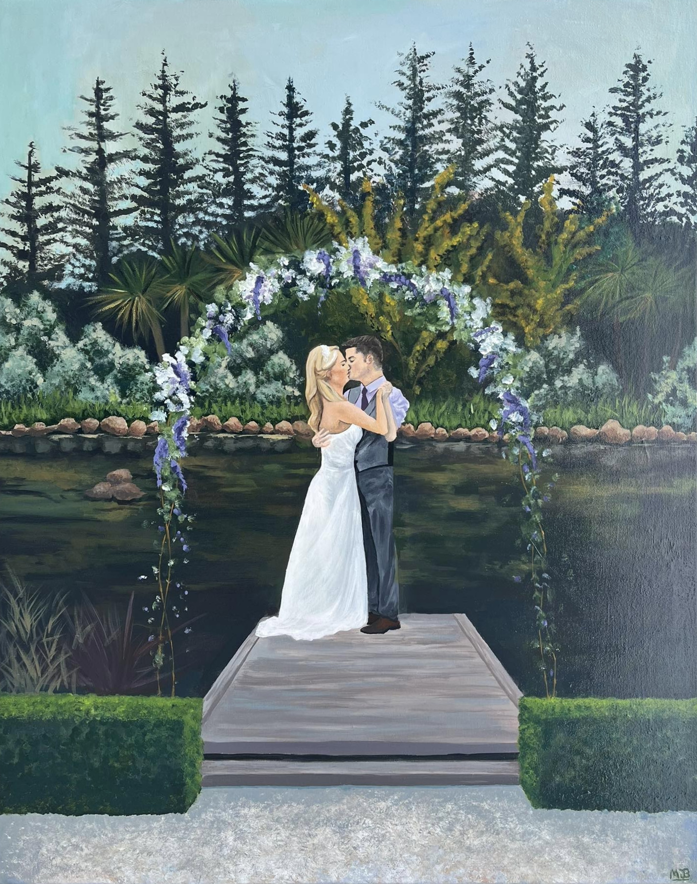 Wedding Painter | Mandy Boyd Artist