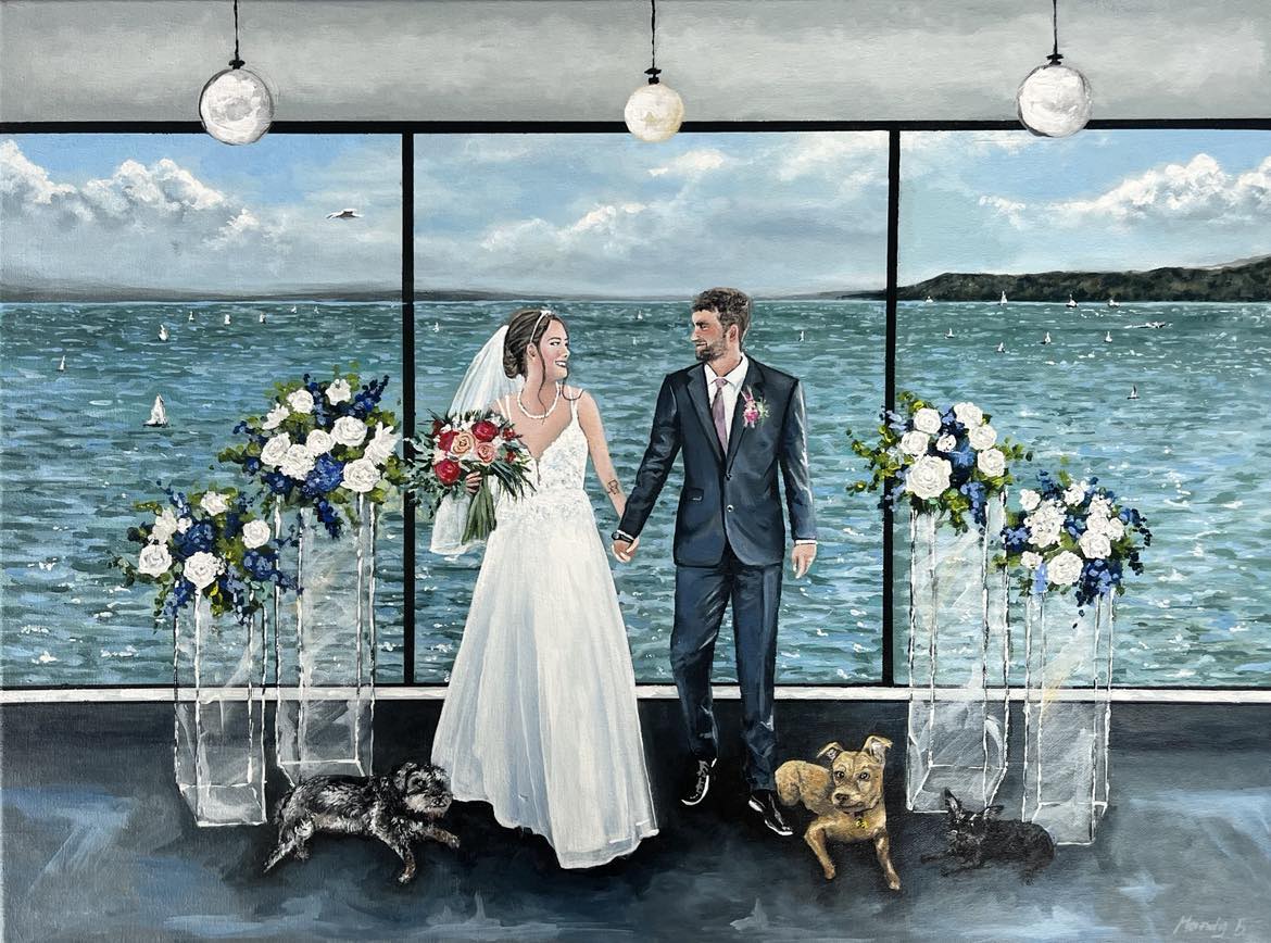 Live Painting in Auckland – Mandy Boyd Artist